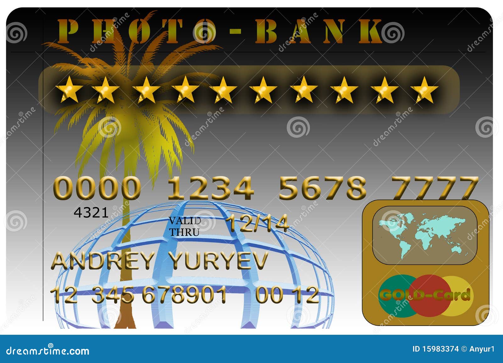 Credit Card stock illustration. Illustration of concept - 15983374