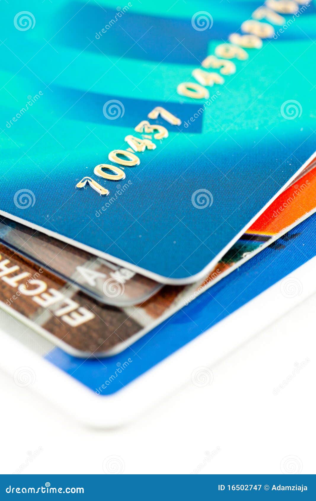 Credit card stock image. Image of plastic, shopping, number - 16502747
