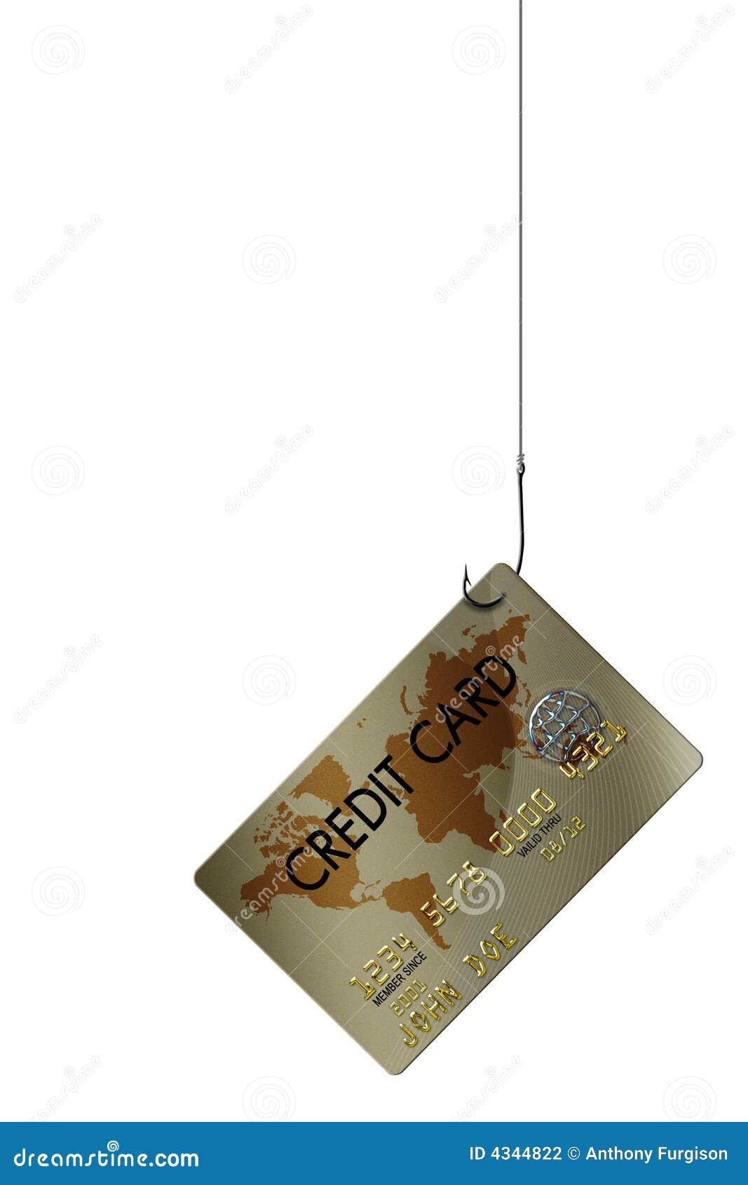 Credit card stock illustration. Illustration of paper - 4344822