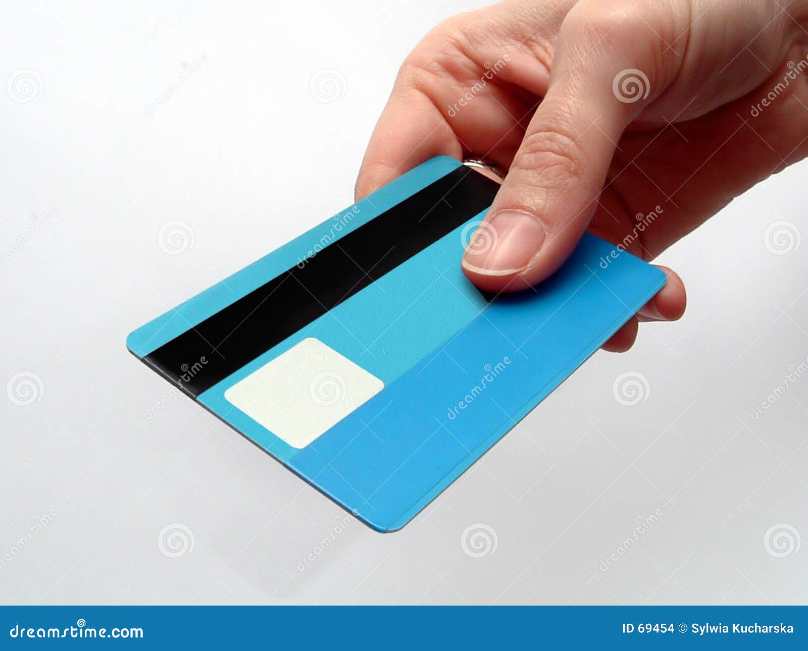 Credit card stock photo. Image of bank, money, blue, reach - 69454