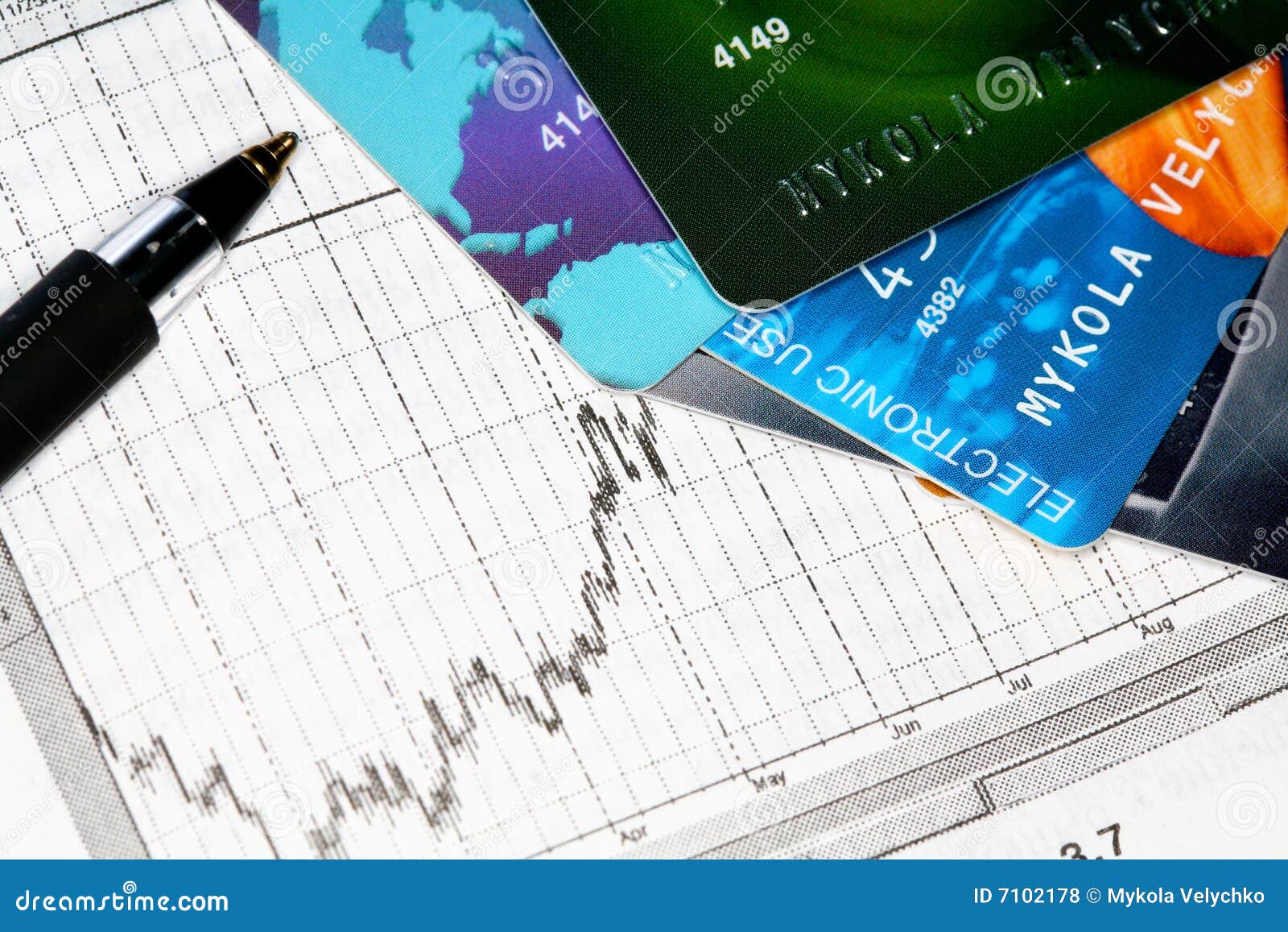 Credit card stock photo. Image of diagram, paper, card - 7102178