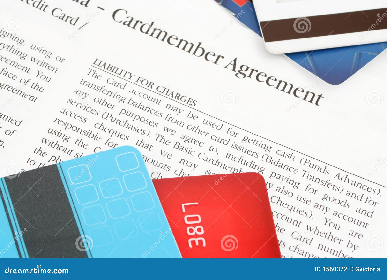 Credit card agreement stock photo. Image of agreement - 1560372