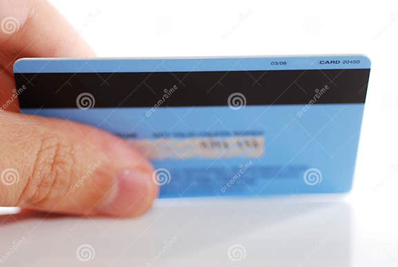 Credit card back stock image. Image of chips, cash, financial - 3548035