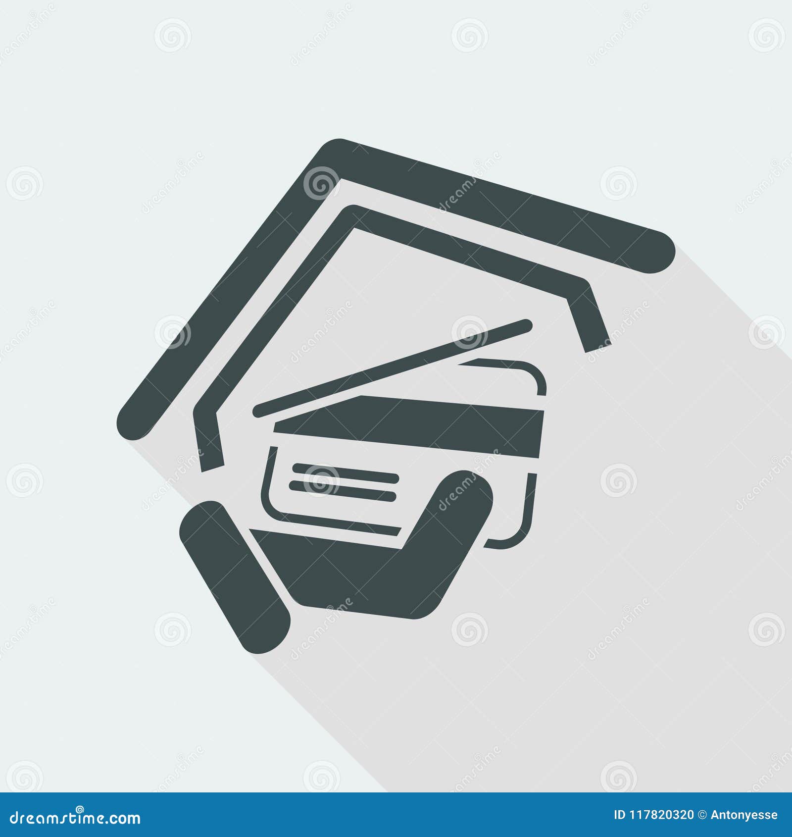 Credit card button stock vector. Illustration of payment - 117820320