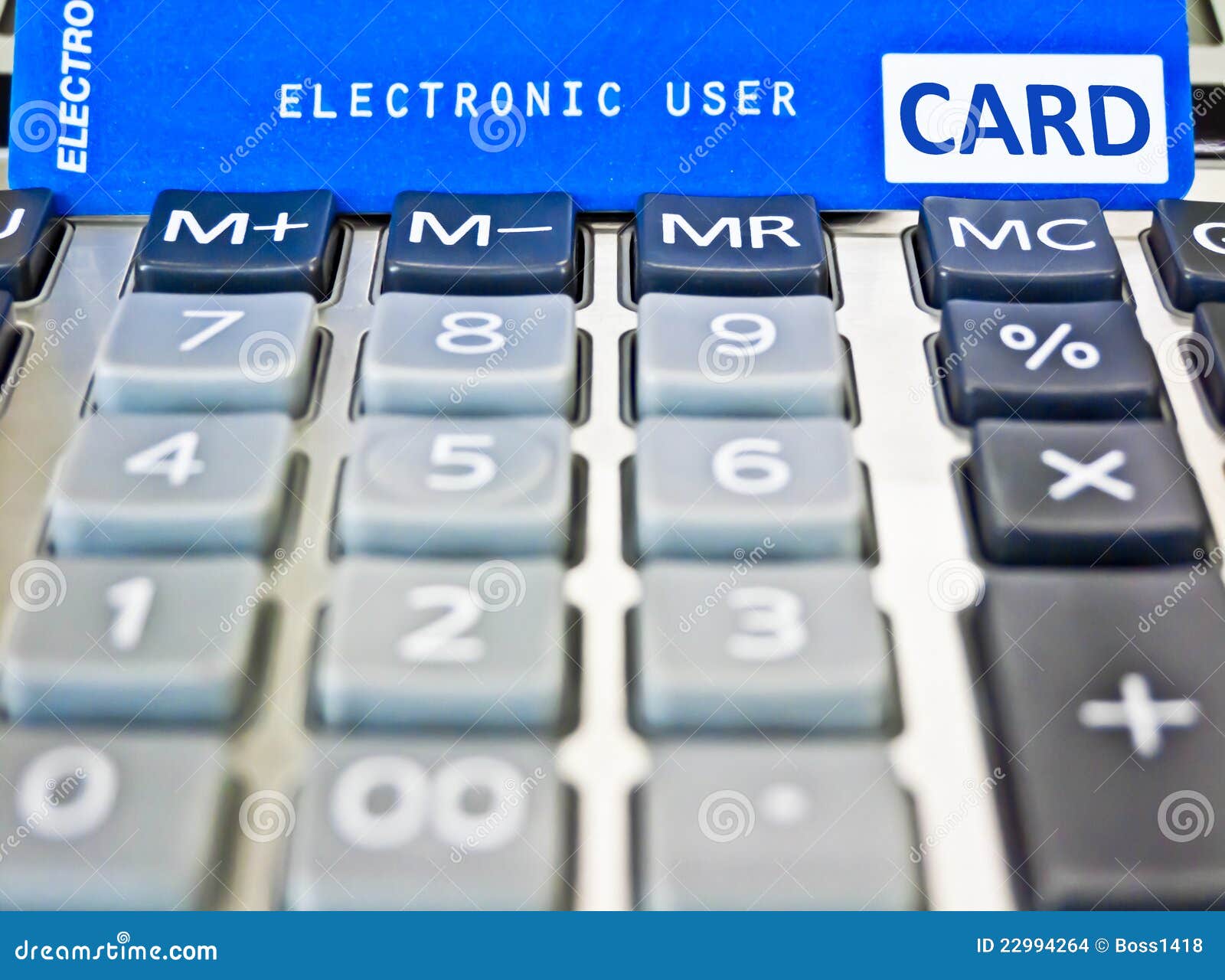 Credit Card on a Calculator. Stock Photo - Image of plastic, customer ...