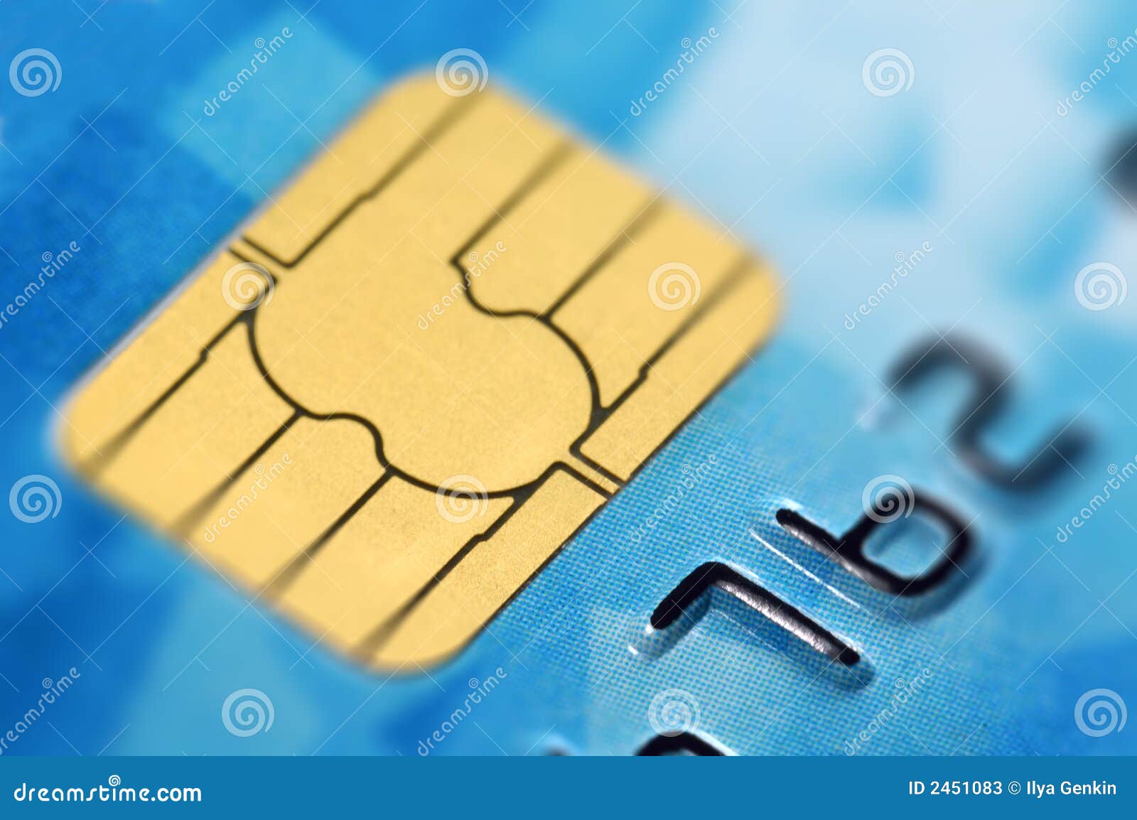 Credit Card with Chip stock image. Image of commerce, monetary - 2451083