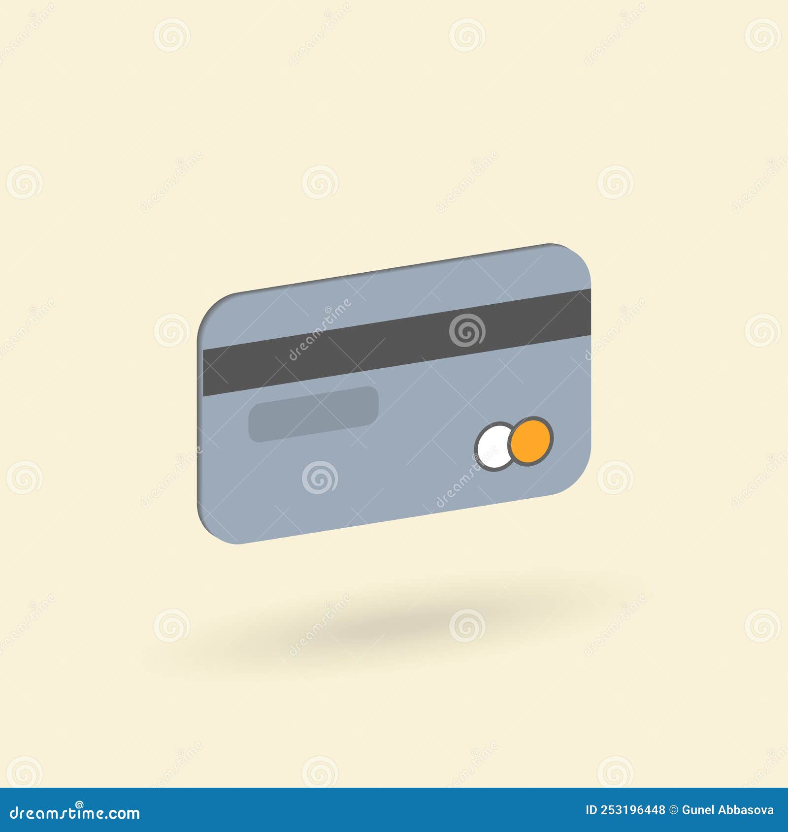 Credit Card 3d Icon. Credit Card 3d Illustration Stock Illustration ...