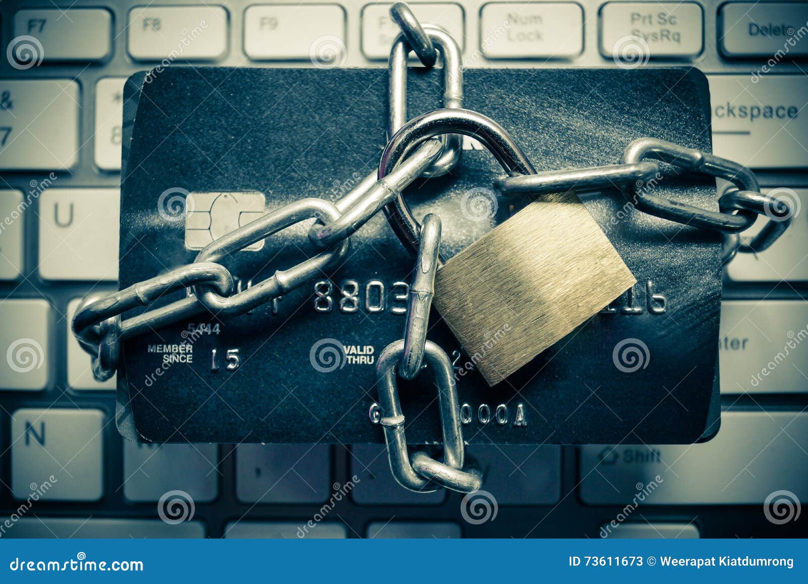 Credit Card Data Protection Stock Image - Image of data, banking: 73611673