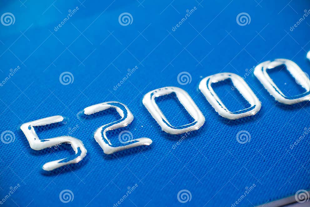 Credit card embossing stock photo. Image of debit, payment - 14419090