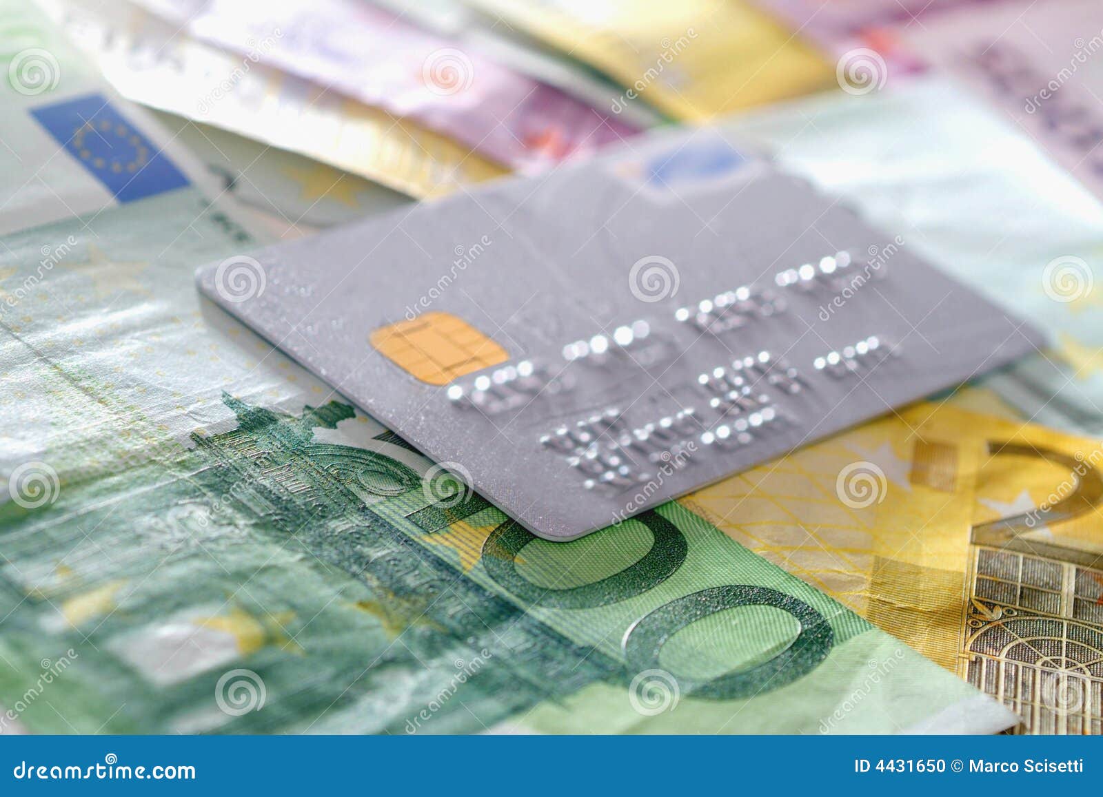Credit Card and euro stock photo. Image of purchase, transaction - 4431650