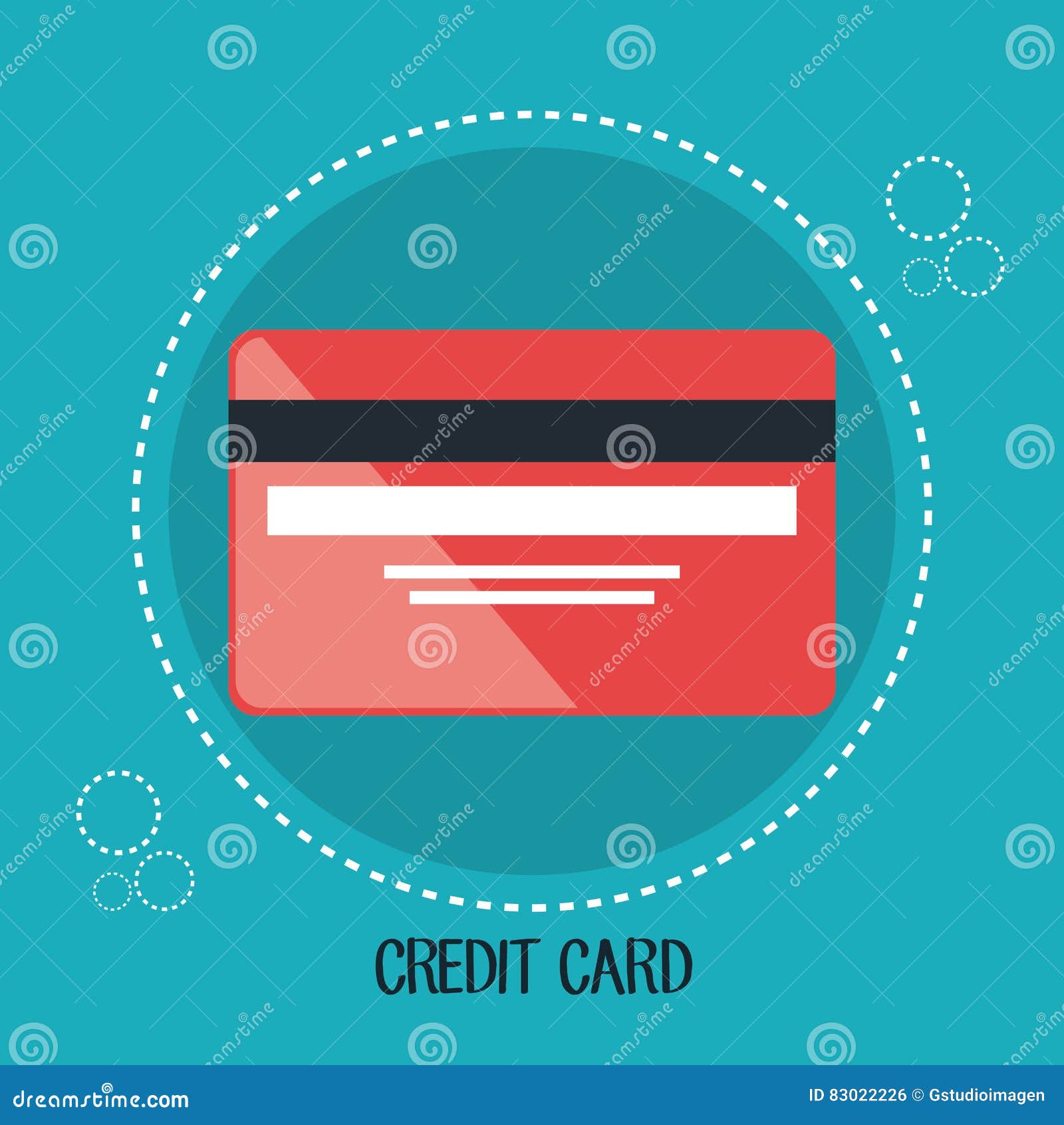 Credit card flat icon stock illustration. Illustration of design - 83022226