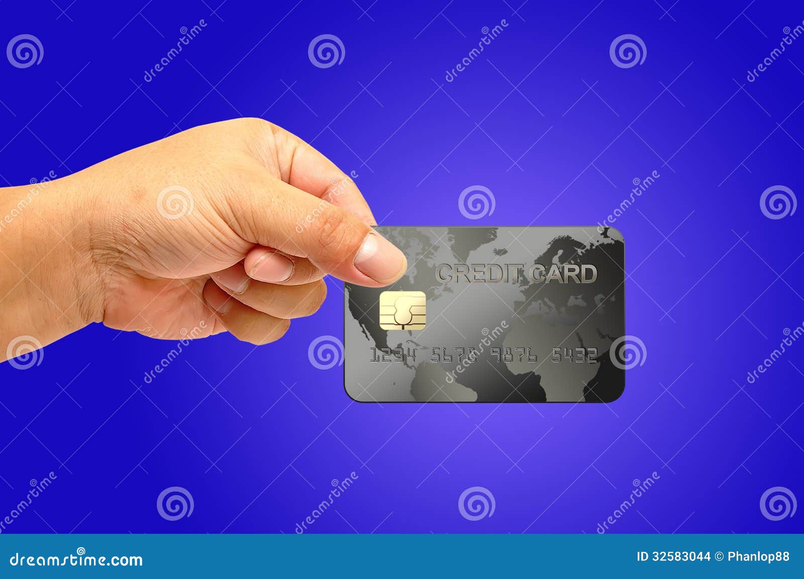 Credit card stock photo. Image of commerce, account, finger - 32583044