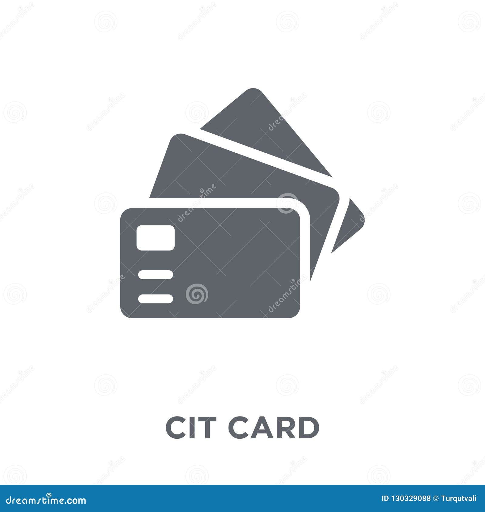 Credit Card Icon from Collection. Stock Vector - Illustration of money ...