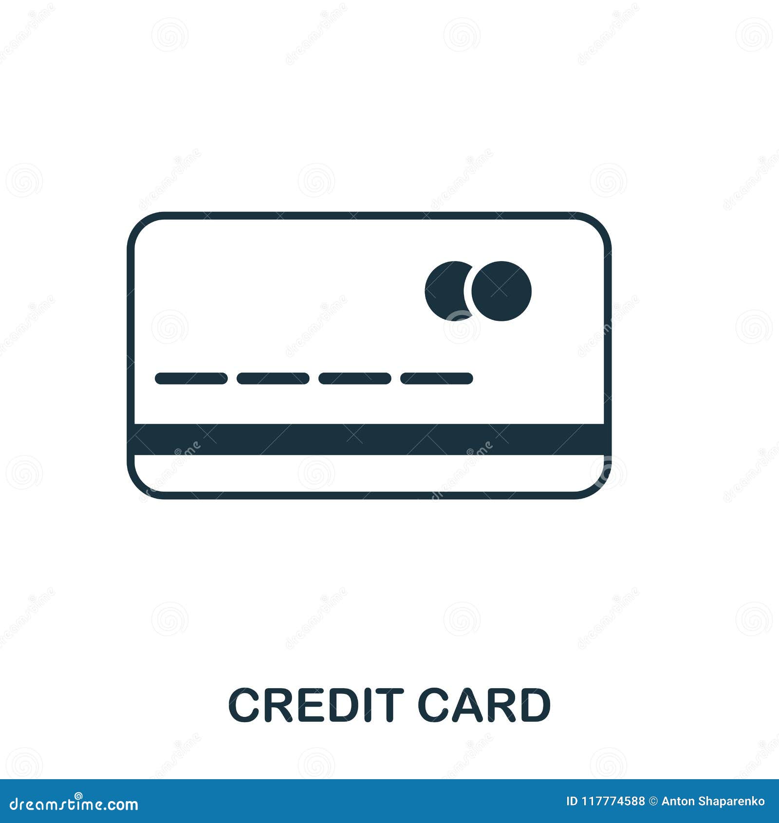 Credit Card Icon. Flat Style Icon Design. UI. Illustration of Credit ... Credit Card Icon. Flat Style Icon Design. UI. Illustration of Credit ...