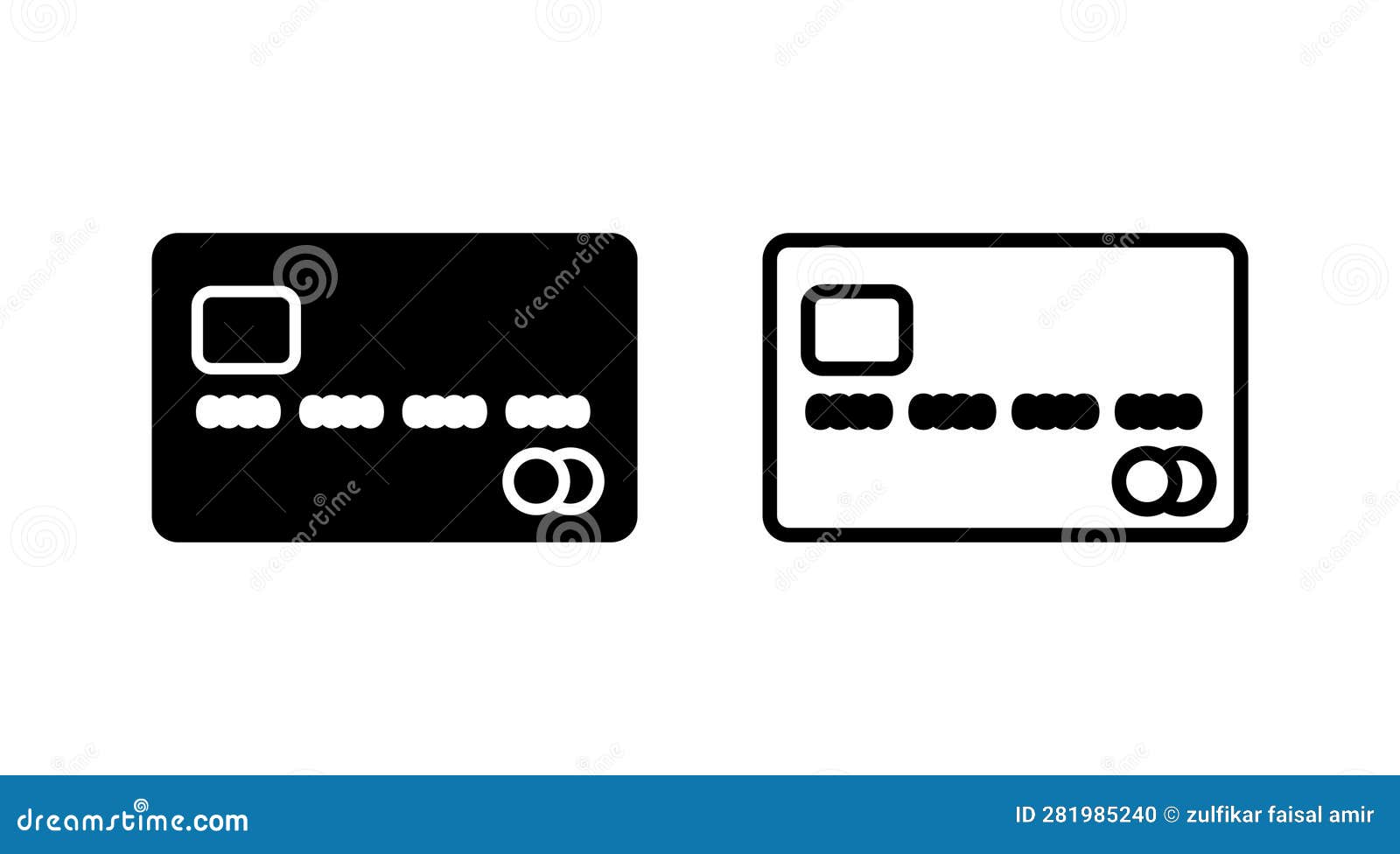 Credit Card Icon . Payment Icon. Debit Payment Icon Stock Vector ...