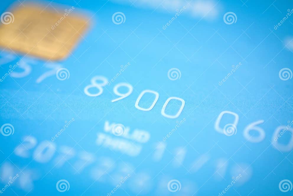Credit Card Light Blue Background and Texture Stock Image - Image of ...