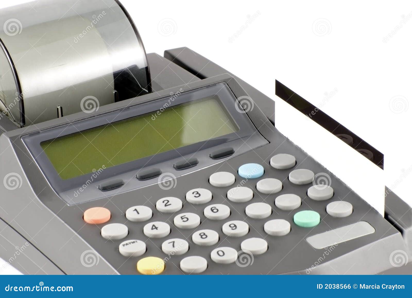 Credit Card and Machine stock photo. Image of customer - 2038566