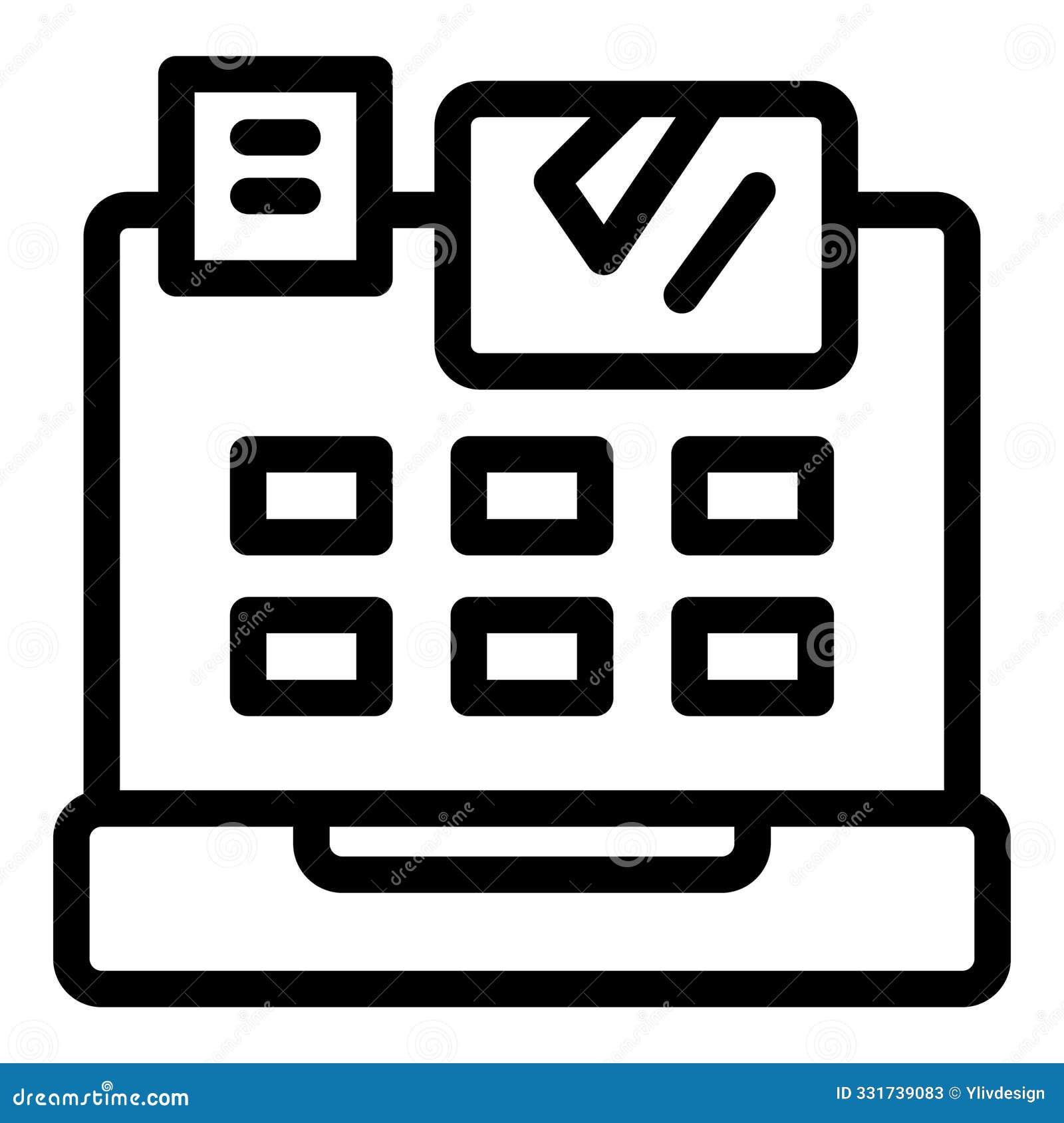 Credit Card Machine Processing Payment with Printed Receipt Stock ...