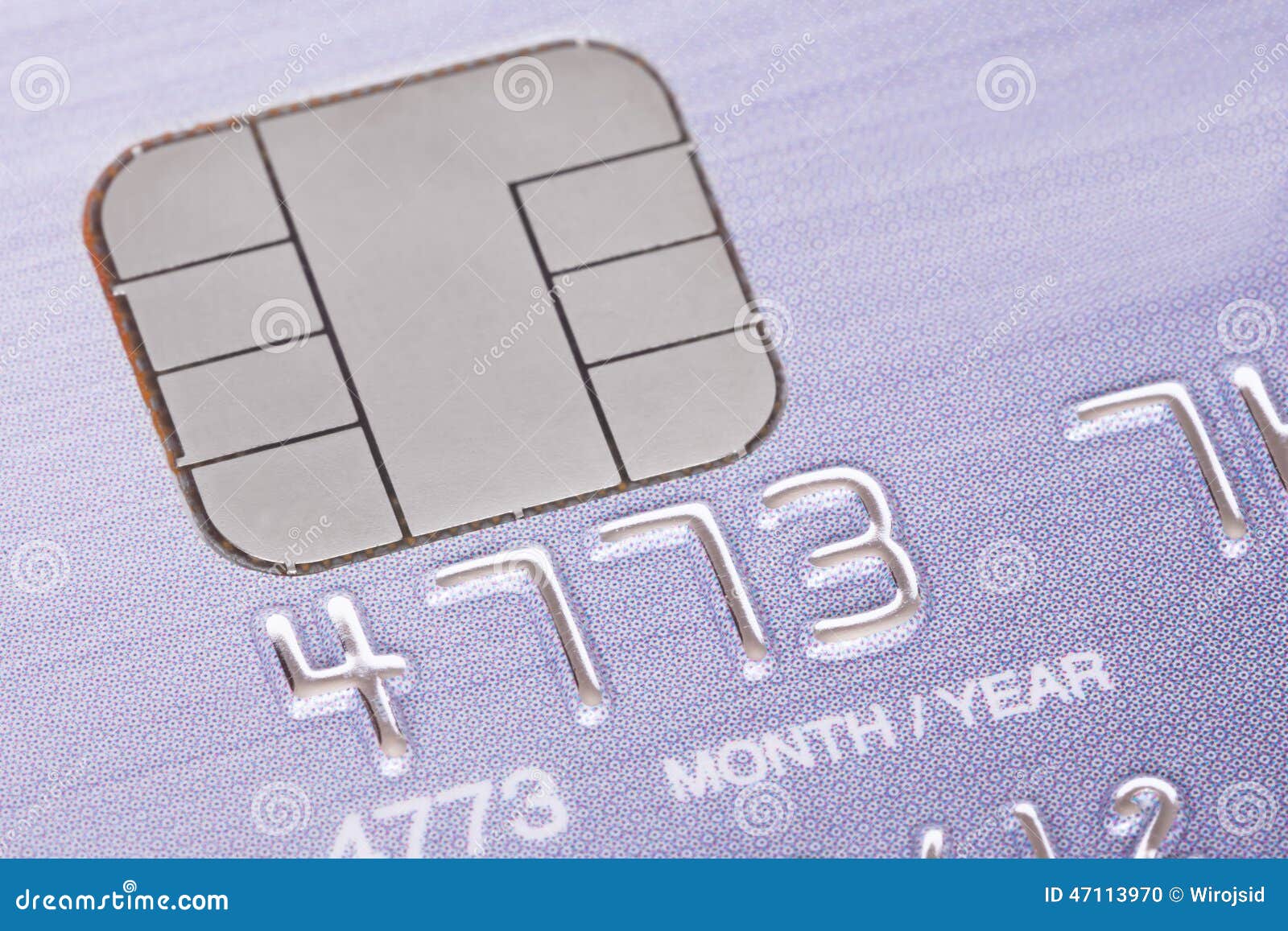 Credit Card with Micro Chip Stock Photo - Image of debt, business: 47113970