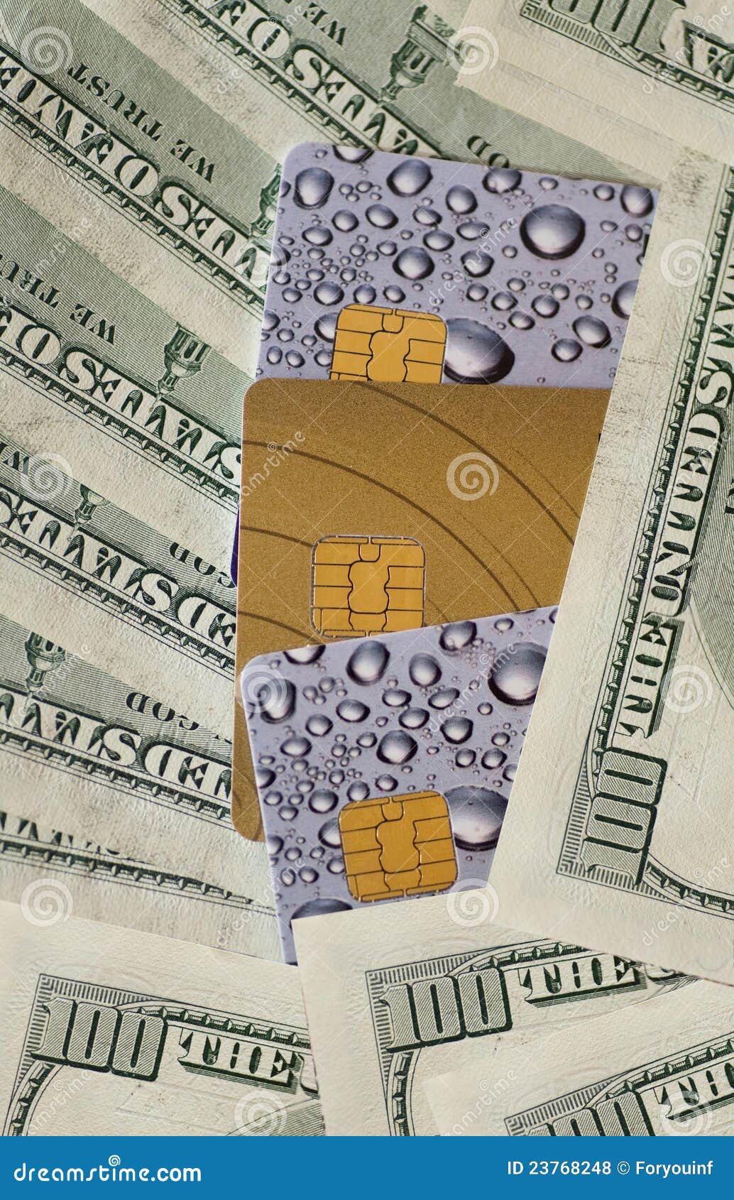 Credit card and money stock photo. Image of cash, foreign - 23768248