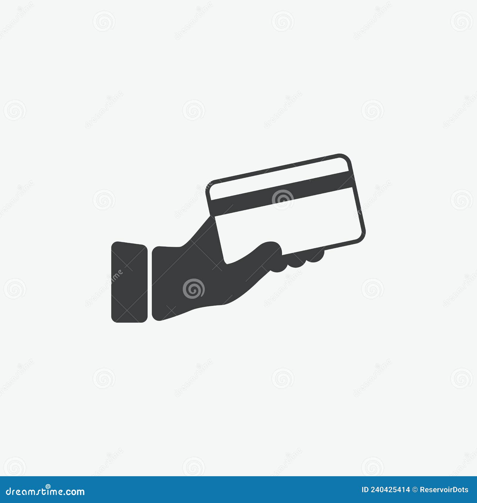 Credit Card Pay Vector Icon Stock Vector - Illustration of credit, card ...
