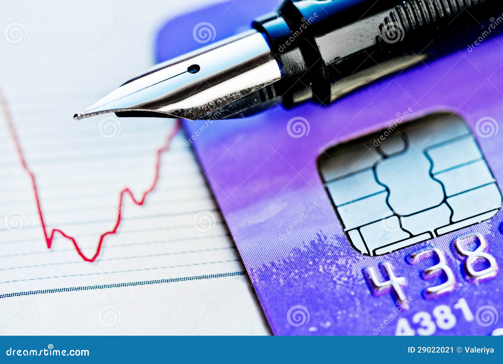Credit card and pen stock image. Image of macros, identification - 29022021