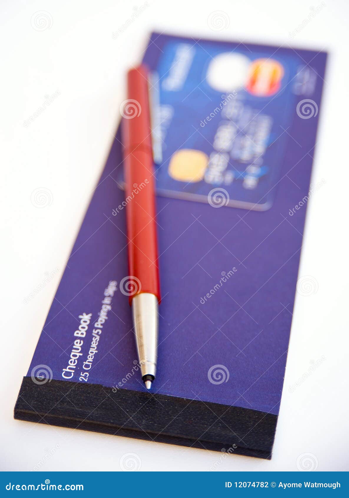 Cheque Book And A Blank Cheque Stock Photo | CartoonDealer.com #50674464