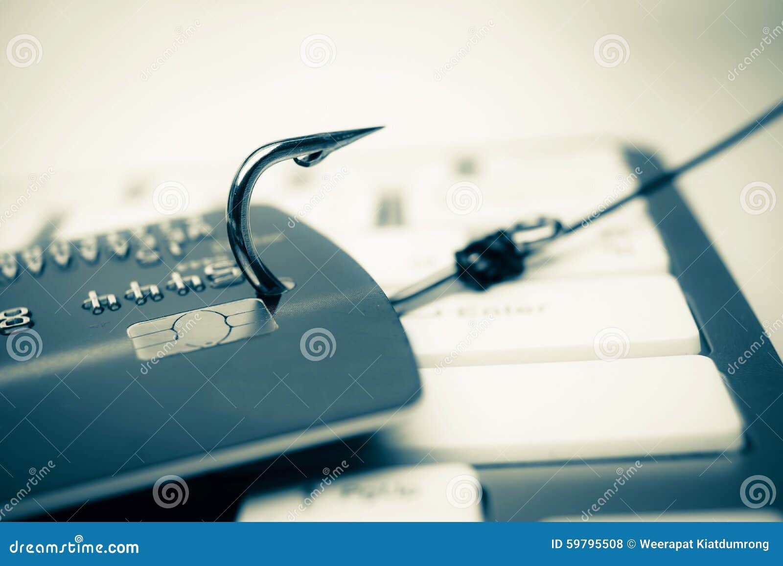 Credit Card Phishing Attack Stock Photo - Image of email, information ...