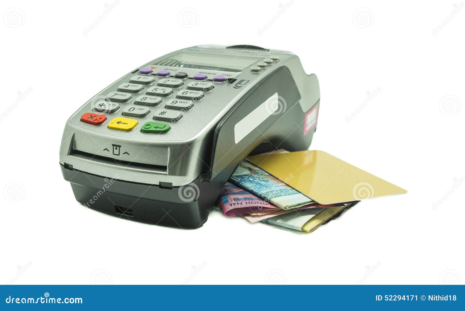 Credit Card reader stock image. Image of reader, shopping - 52294171
