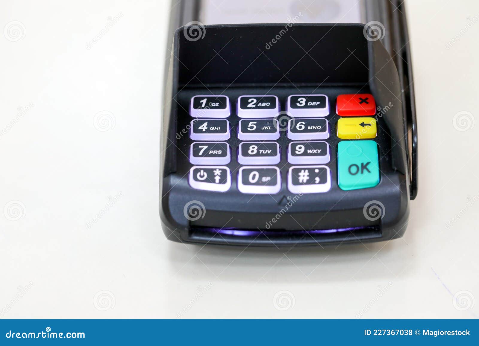 Credit Card Reader or POS Terminal. Payment Terminal. Stock Photo ...