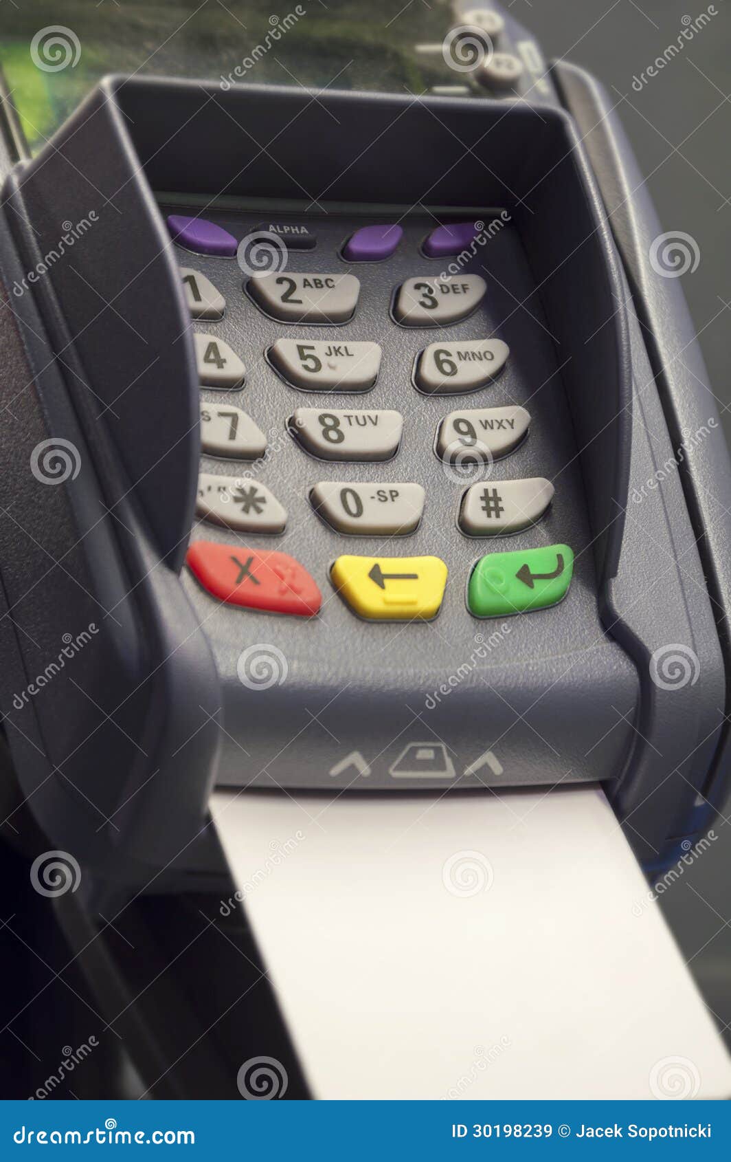 Credit Card Reader and Credit Card Stock Image - Image of buying ...