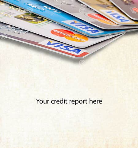 Credit card reports editorial stock image. Image of buying - 20850979