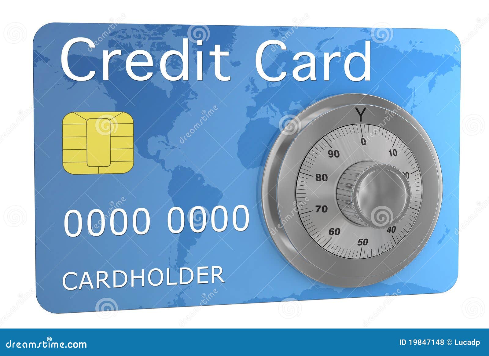 Credit card secure stock illustration. Illustration of credit - 19847148