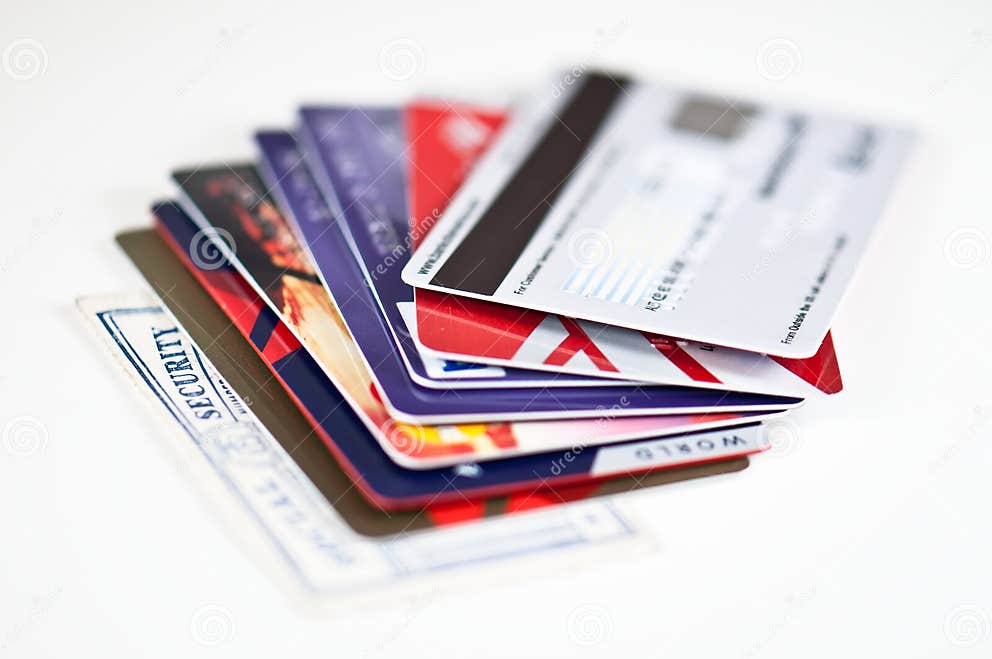 Credit Card Security stock photo. Image of bank, cards - 21843290