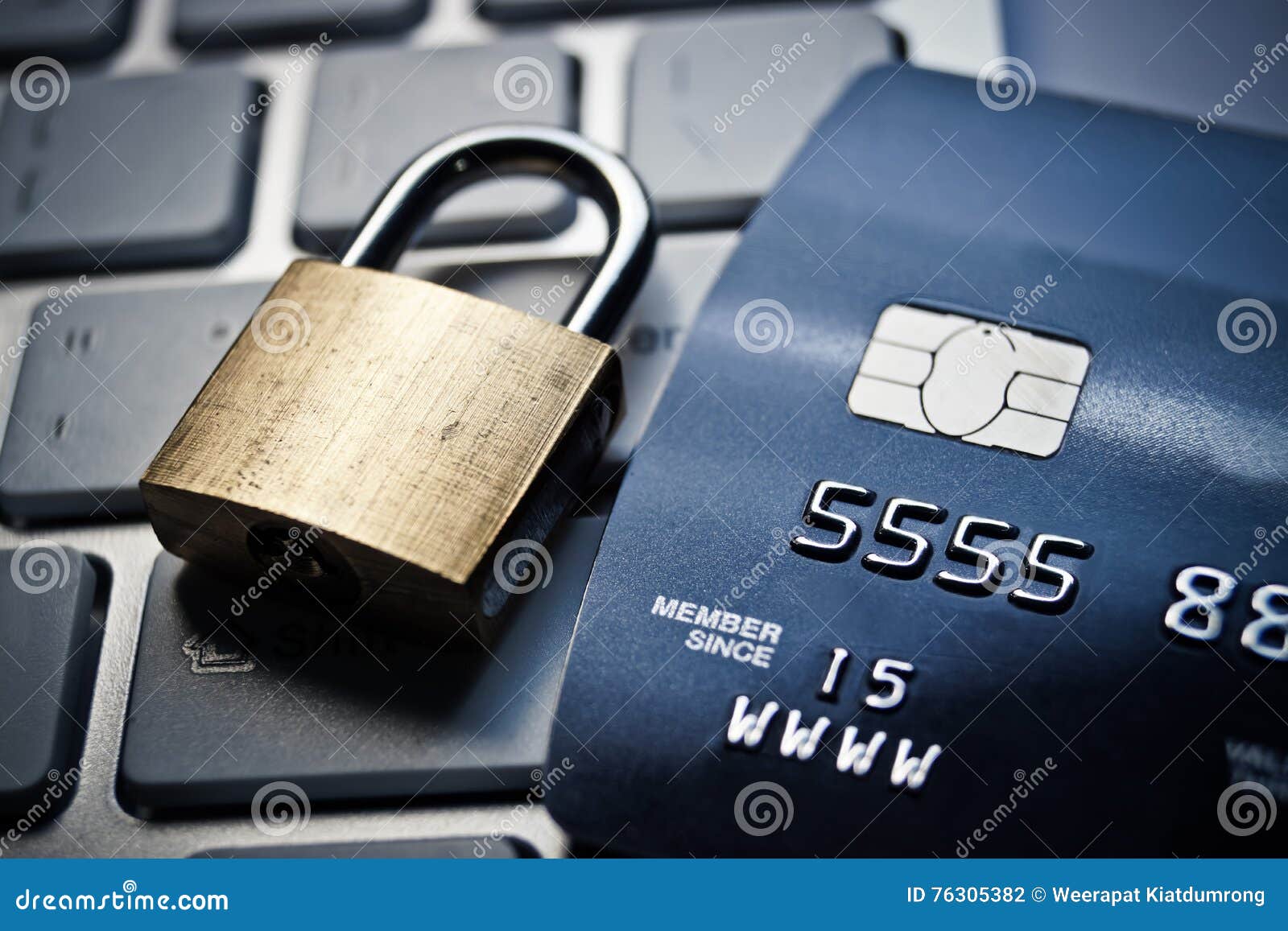 Credit card security stock photo. Image of card, data - 76305382