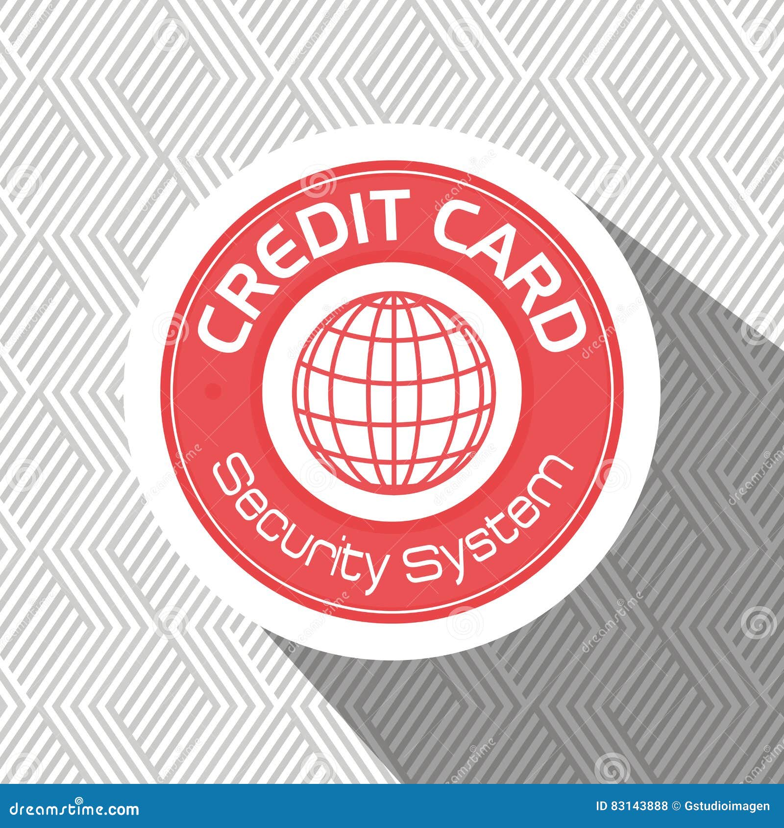 Credit Card Security System Stock Illustration - Illustration of ...