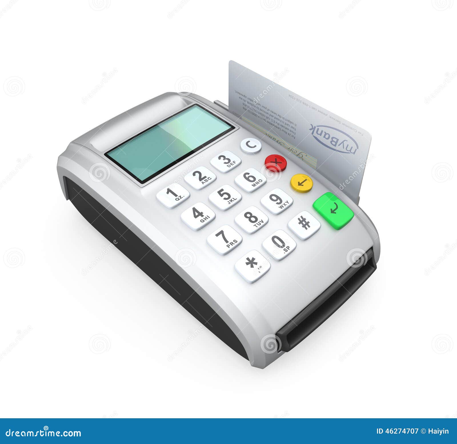 Credit Card and Silver Card-reader Stock Image - Image of consumerism ...