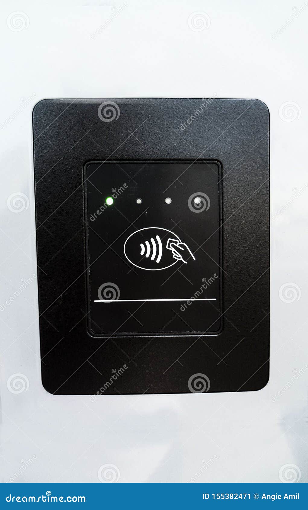 Credit Card Terminal Electronic Reader on a Stand Editorial Photo ...