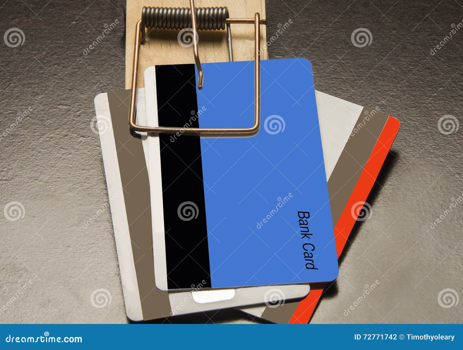Credit Card Trap stock photo. Image of debt, financial - 72771742