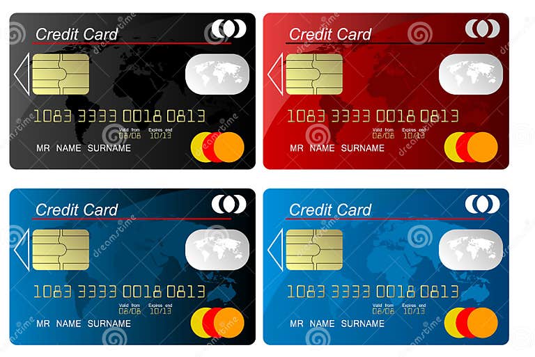 Credit card vector stock vector. Illustration of electronic - 8533976