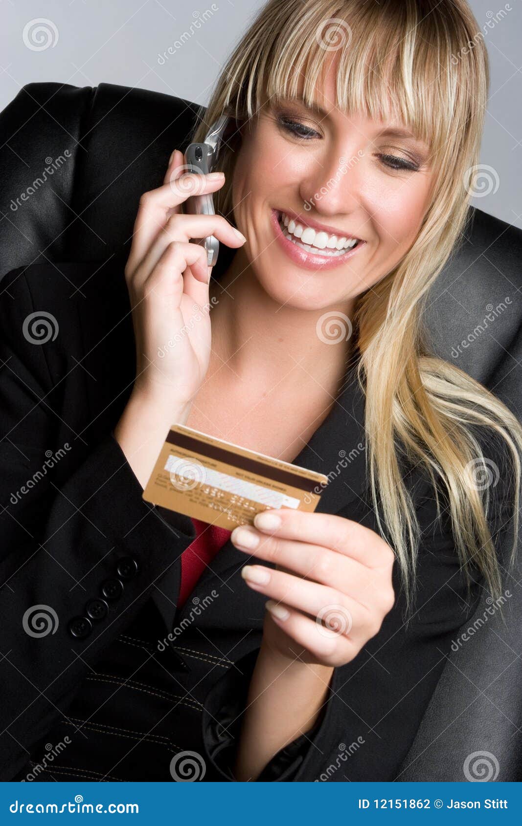 Credit Card Woman stock photo. Image of pretty, female - 12151862