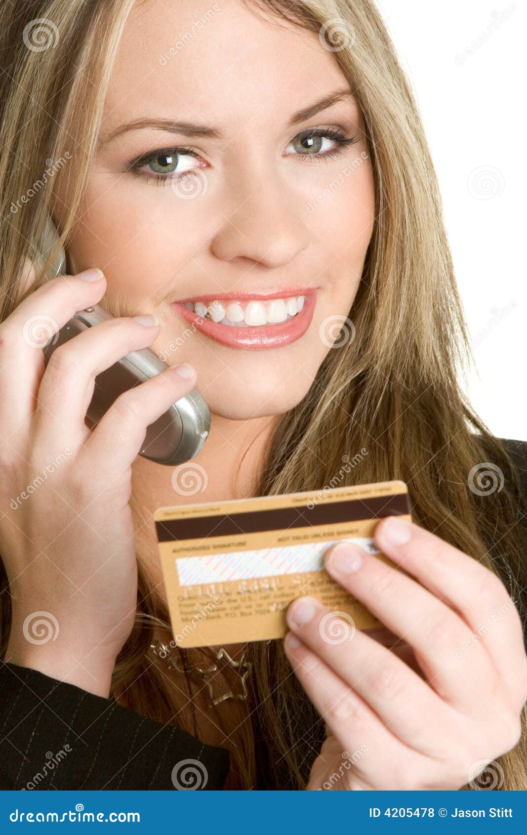 Credit Card Woman stock photo. Image of card, business - 4205478