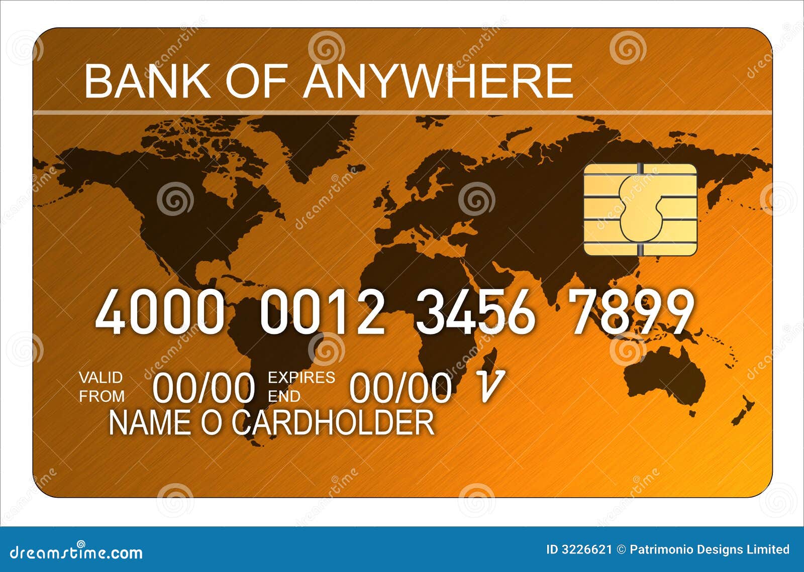 Credit card with world map stock illustration. Illustration of retail ...