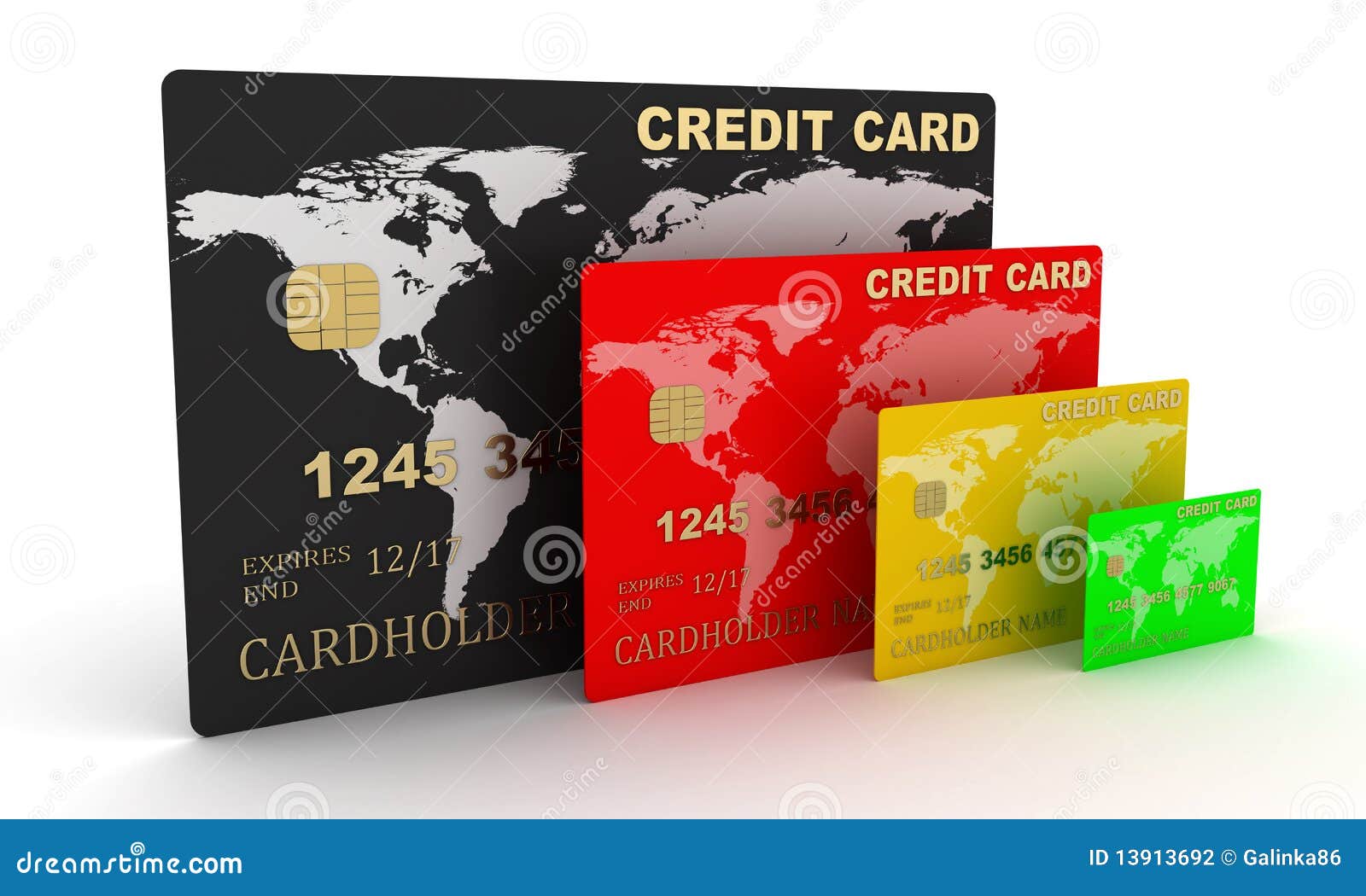 Credit Cards stock illustration. Illustration of ideas - 13913692