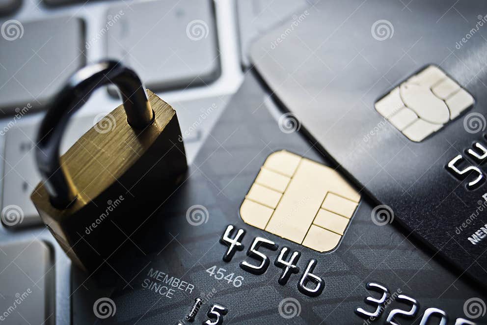 Credit Cards Security Concept Stock Image - Image of internet, online ...