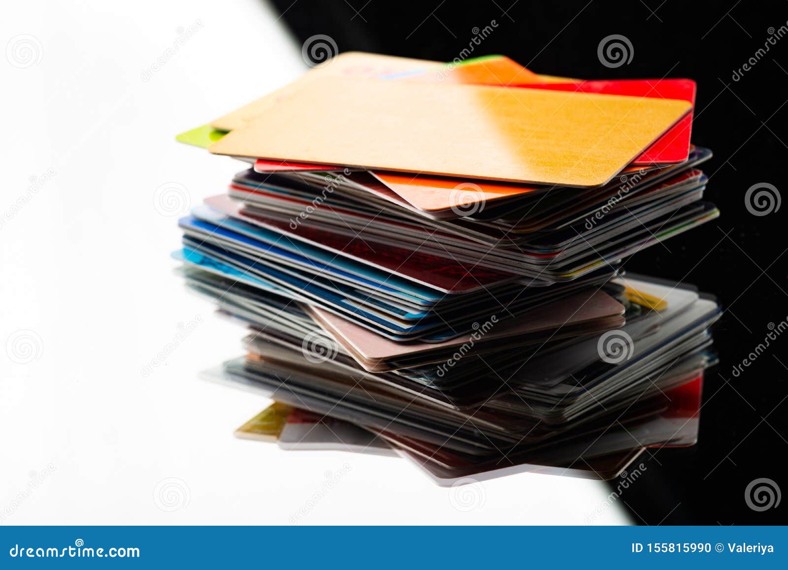 Credit cards stack stock photo. Image of card, white - 155815990