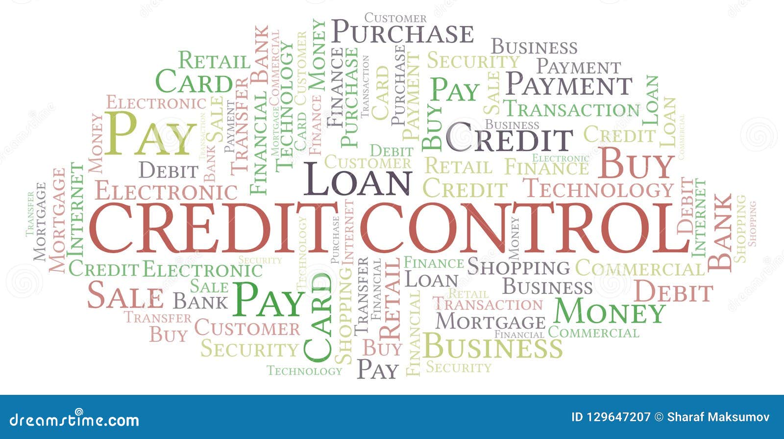 Credit Control Rubber Stamp Cartoon Vector | CartoonDealer.com #92779595