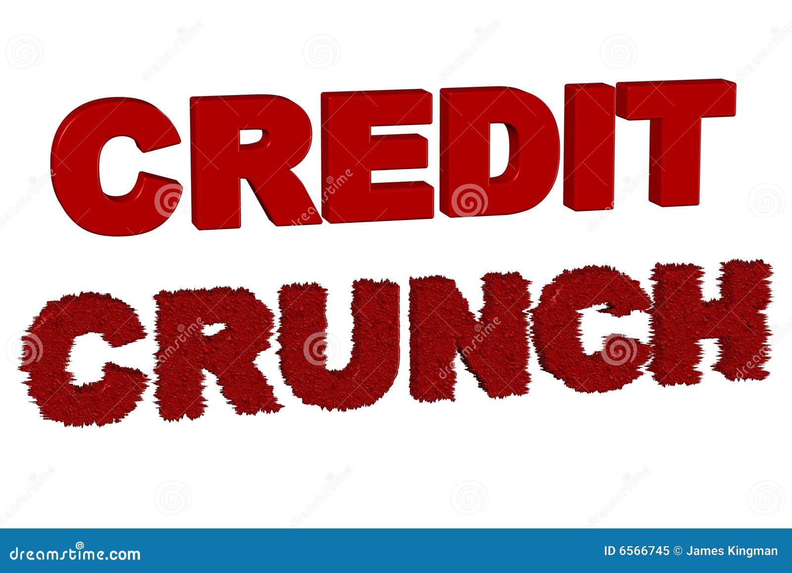 Credit Crunch stock illustration. Illustration of economy - 6566745