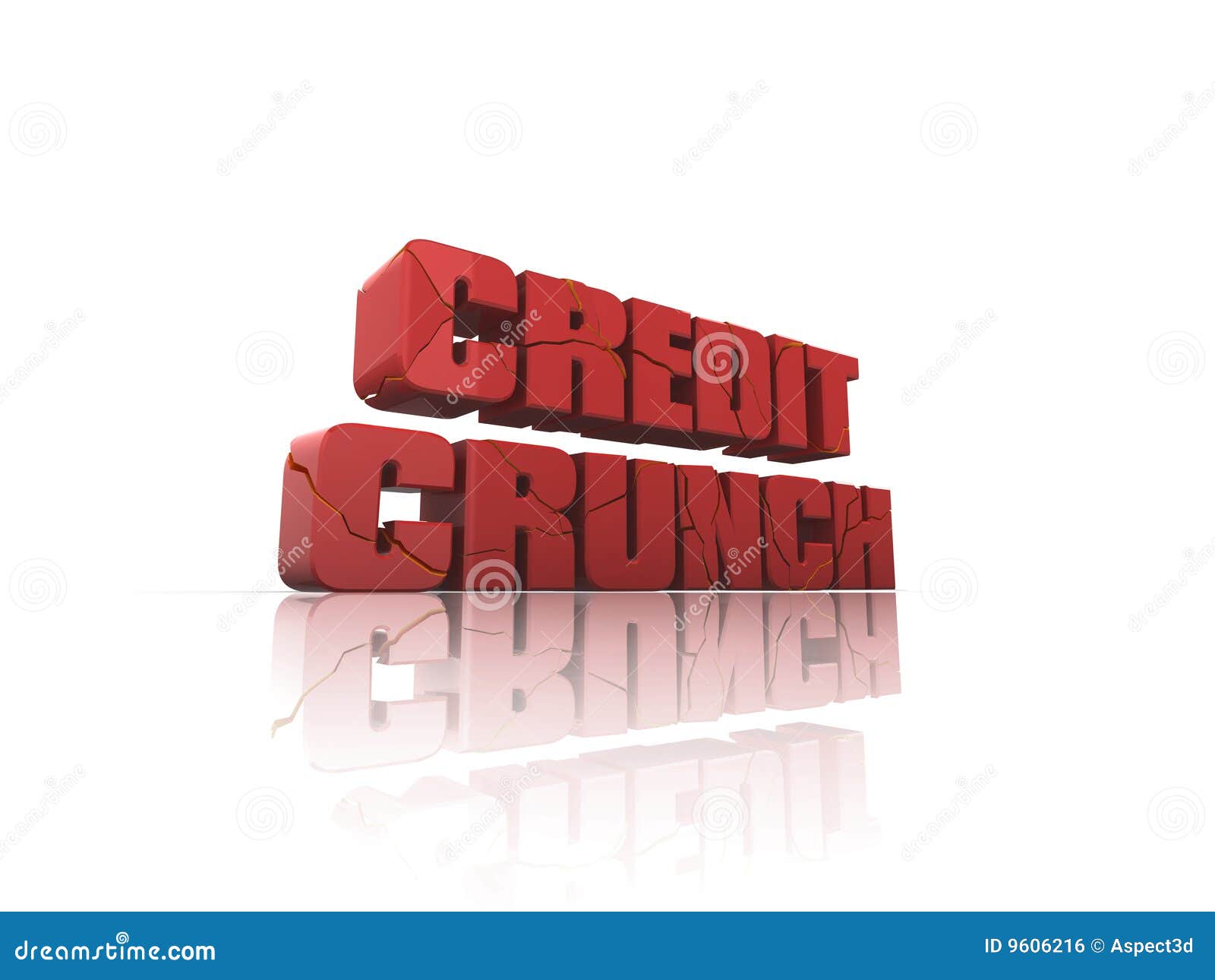 Credit crunch stock illustration. Illustration of investment - 9606216