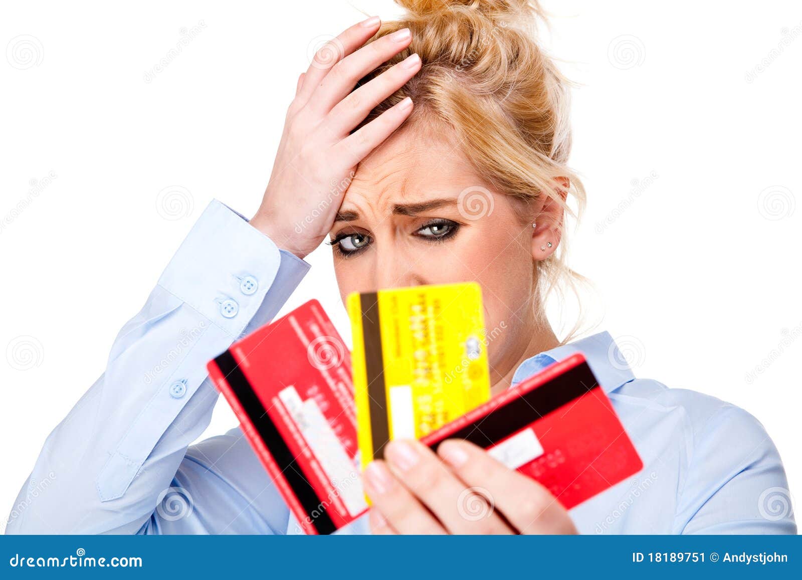 Credit Crunch Stressed Woman Holding Credit Cards Stock Image - Image ... Credit Crunch Stressed Woman Holding Credit Cards Stock Image - Image ...